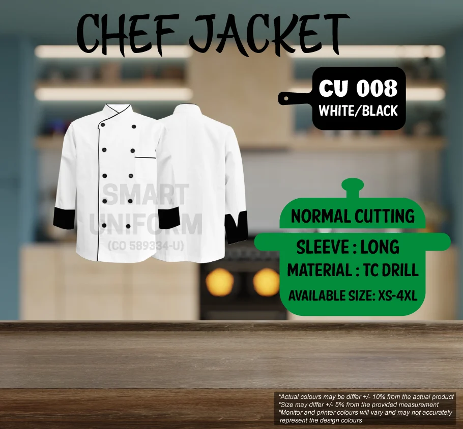 A-Chef Jacket Archives - Smart Uniform Malaysia | Corporate & Workwear ...